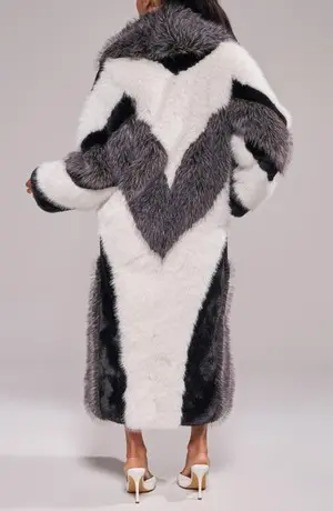 AZALEA WANG Moonstone Faux Fur Coat