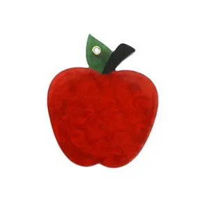 JOLLITY AND CO. Apple Shaped Compact Mirror