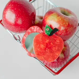 JOLLITY AND CO. Apple Shaped Compact Mirror