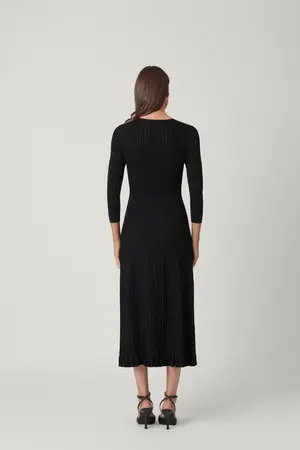 Shoshanna Minipleated Knit Effie Dress