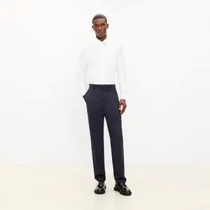 Theory Modern Trouser In Stretch Wool Navy