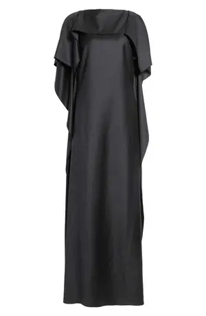 JEAN PAUL GAULTIER Virgin Wool Cape Gown