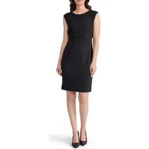 KASPER Piping Detail Sheath Dress