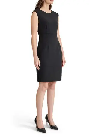 KASPER Piping Detail Sheath Dress