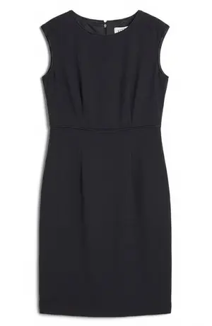 KASPER Piping Detail Sheath Dress