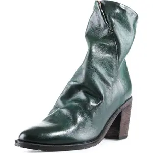 A.S.98 Robert Leather Bootie - Teal
