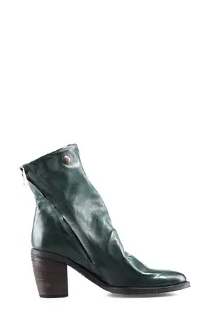 A.S.98 Robert Leather Bootie - Teal