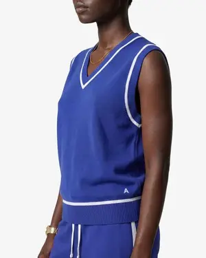 ALPENHAUS Women’s Knitted Avezac Sleeveless Top - Azure