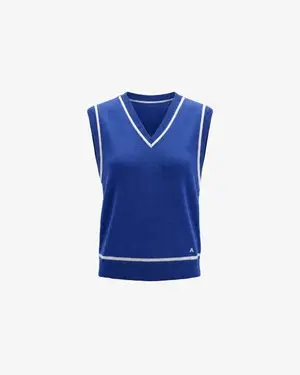 ALPENHAUS Women’s Knitted Avezac Sleeveless Top - Azure