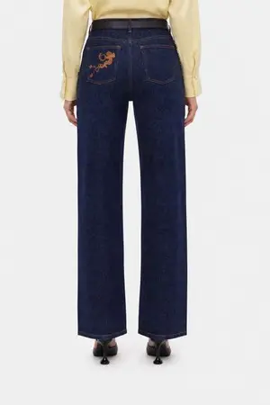 NOCTURNE High Rise Straight Leg Jeans