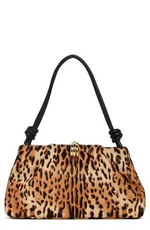 Dolce Vita Ravel Genuine Calf Hair Shoulder Bag - Leopard