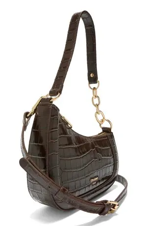 Dune London Direction Leather Crossbody Bag