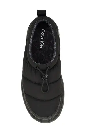 Calvin Klein Kemi Faux Fur Slipper - Black