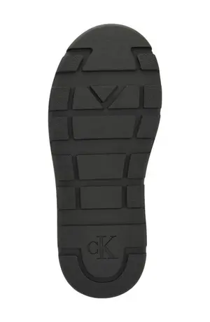 Calvin Klein Kemi Faux Fur Slipper - Black