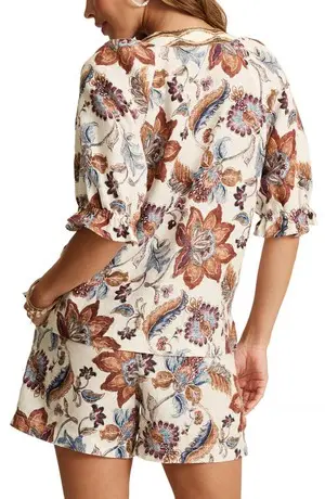 Tommy Bahama Mesa Shores Coastalina Linen Top