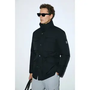LUFIAN Goose Down Field Jacket - Black