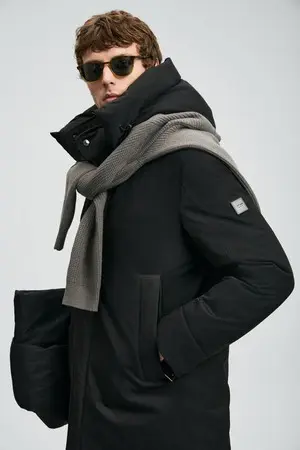 LUFIAN Hooded Goose Down Parka