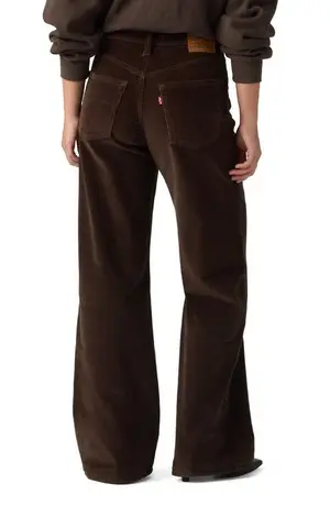 LEVI'S Ribcage High Waist Wide Leg Corduroy Jeans