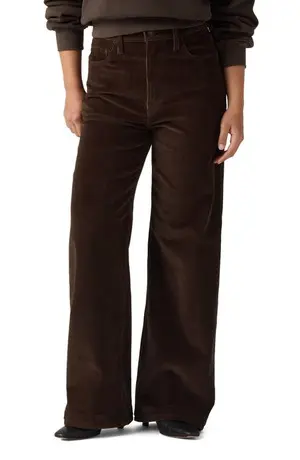 LEVI'S Ribcage High Waist Wide Leg Corduroy Jeans - Java