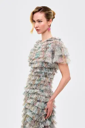 BEAUUT Ruffle Gown