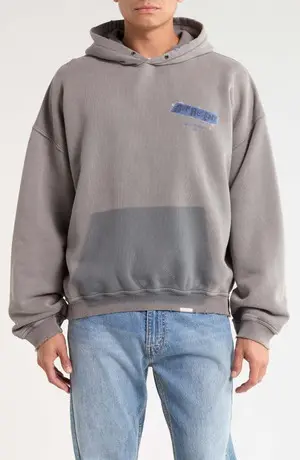 REPRESENT Ransom Cotton Hoodie - Oxidized Grey