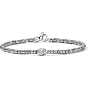 John Hardy Jh Lovestruck™ Heishi Bracelet, Sterling Lab-grown Diamonds - Silver