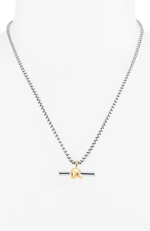 MISSOMA X Lucy Williams Chunky Knot T-bar Necklace