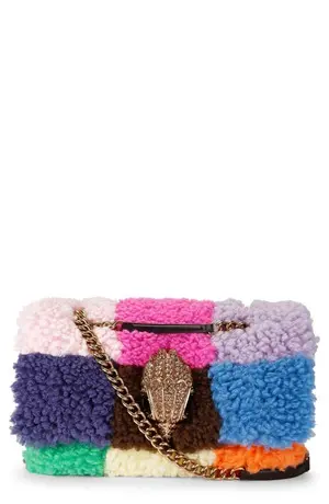 Kurt Geiger Macro Faux Fur Kensington Handbag