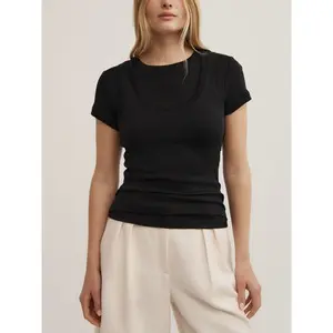 Witchery Overlay T-shirt - Black
