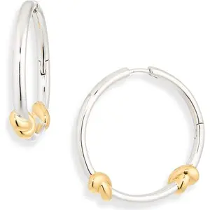 MISSOMA X Lucy Williams Medium Double Knot Hoop Earrings - Mixed