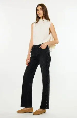 KANCAN Melanie Low Rise Baggy Straight Jeans