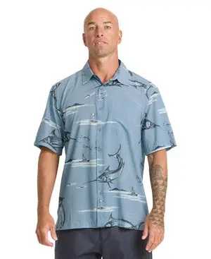 QUIKSILVER WATERMAN Mix Performance Pack Shirt - Blue Shadow