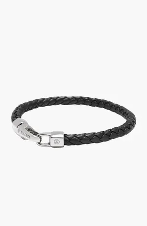 NIALAYA JEWELRY Braided Leather Bracelet