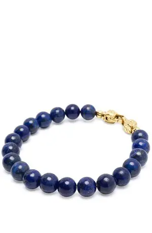 NIALAYA JEWELRY Dumortierite Healing Bracelet With Lock - Blue
