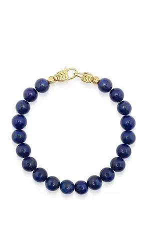 NIALAYA JEWELRY Dumortierite Healing Bracelet With Lock