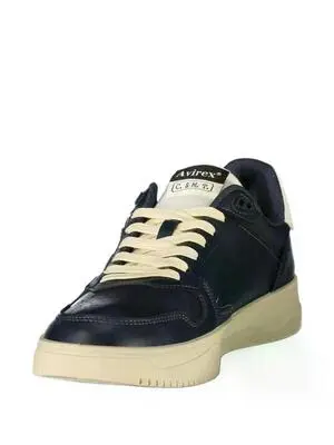 AVIREX Logo-patch Panelled Sneakers