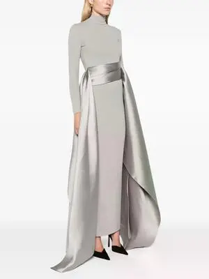 Solace London The Olivia Maxi Dress In Pewter