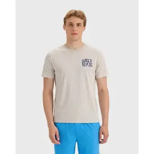 SALT LIFE Ride The Tide Short Sleeve Tee - Snowfall