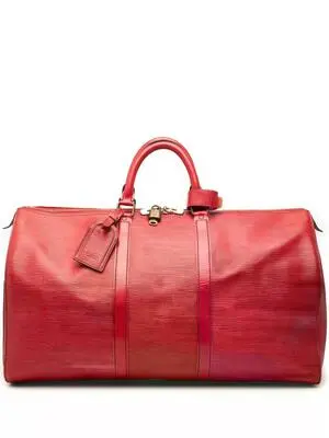 LOUIS VUITTON 1992 Epi Keepall 50 Travel Bag - Red