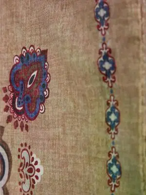 DELL'OGLIO Tokyo Paisley-print Scarf