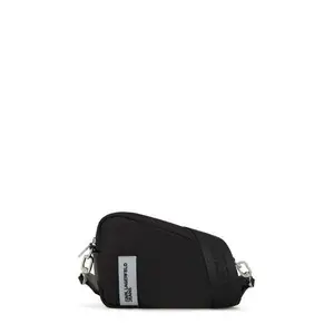 Karl Lagerfeld Padded Nylon East-west Crossbody Bag - Black