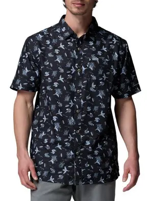 Columbia Big & Tall Pfg Slack Tideâ„¢ Gametime Sport Shirt