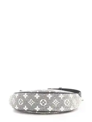 LOUIS VUITTON Loop Monogram-jacquard Denim Shoulder Bag