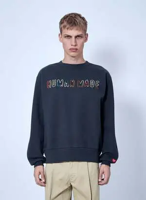 HUMAN MADE Embroidered Sweatshirt - Navy