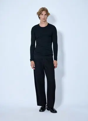 LEMAIRE Long Sleeve Ribbed Tee
