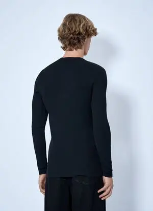 LEMAIRE Long Sleeve Ribbed Tee