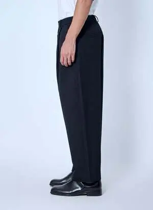 Studio Nicholson Tuck Cotton Tapered Leg Trousers