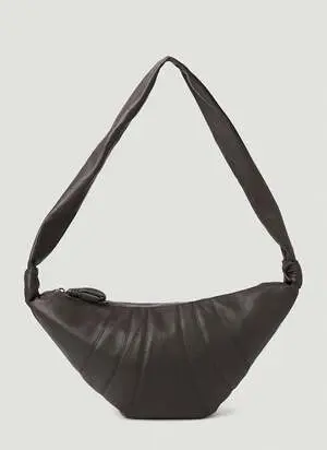 LEMAIRE Medium Croissant Crossbody Bag - Brown