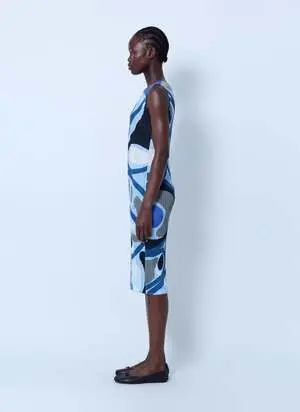 Issey Miyake Roll Pleated Midi Dress