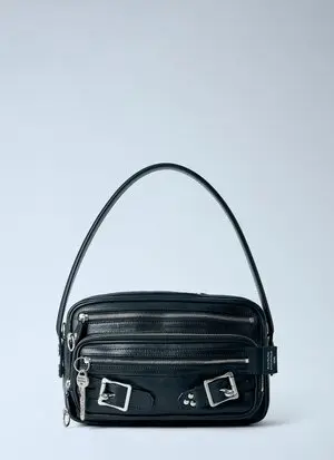 Acne Studios Camero Party Belts Shoulder Bag - Black